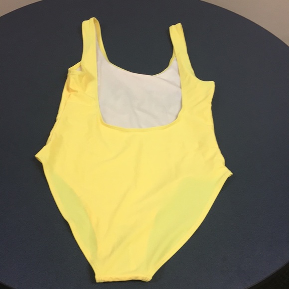 Swim | Melanin Logo Bathing Suit In Bright Yellow | Poshmark